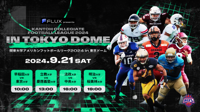 KCFA｜今週末（9/21、22）の試合予定 | 一般社団法人 関東学生アメリカンフットボール連盟